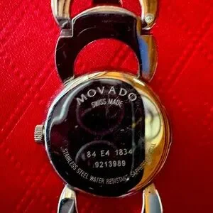 Movado | Accessories | Movado Rondiro Quartz 22mm Black Dial Watch ...